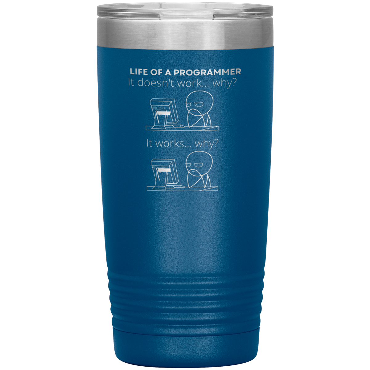 Life of a Programmer Tumbler (Custom Order) – codebrew mugs